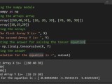 Numpy S Linalg Tensorsolve Solving Tensor Equations In Python Askpython