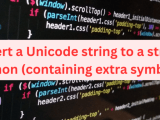 Converting Unicode Strings To Regular Strings In Python Askpython