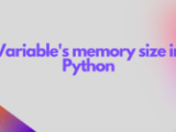 Variable S Memory Size In Python Askpython