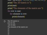 How To Replace A For Loop With List Comprehension In A 2d Matrix