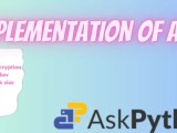 Implementation Of Aes With Padding Askpython