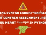 Understanding And Avoiding Syntax Errors In Python Dictionaries Askpython