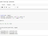 Calculating Gaussian Kernel Matrix Using Numpy Askpython