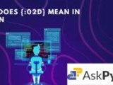What Does 02d Mean In Python Askpython