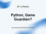 Python Gaming Libraries What Libraries To Use For Creating Games