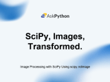 Image Processing With Scipy Using Scipy Ndimage Askpython