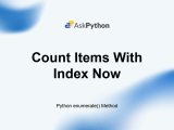 Python Enumerate Method Askpython