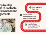 Footnote Style For Assignments Complete Step By Step Guide