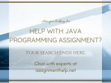 Help With Java Programming Freelance Java Programmer Java