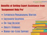 Programming Assignment Help In Australia By Programming Experts