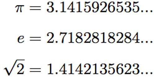 Irrational Number Pi