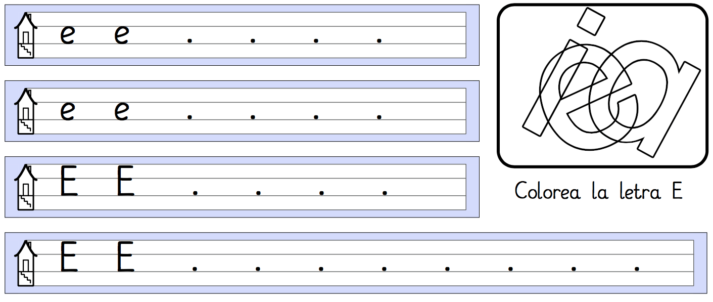 GRAFÍA DE LAS LETRAS. CUADERNILLO E IMÁGENES PARA LISTAS PARA SER ...