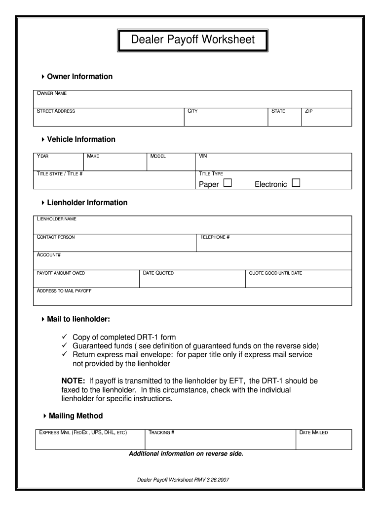 Loan Payoff Authorization Form AuthorizationForm loan-payoff-authorization-form-authorizationform
