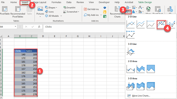 How To Make A Single Line Graph In Excel With Two Sets Of Data Wiring