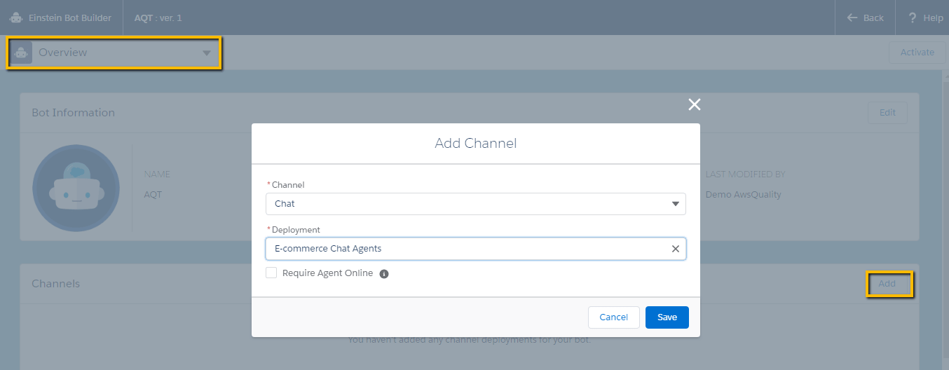 Tips for Salesforce Einstein Bot Configuration
