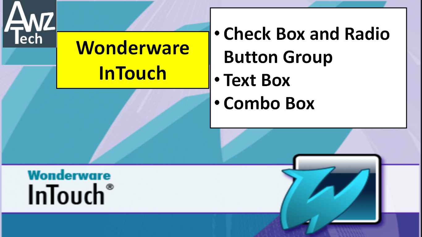 How to Create a Check Box and Radio Button Group wonderware intouch - Awz Tech