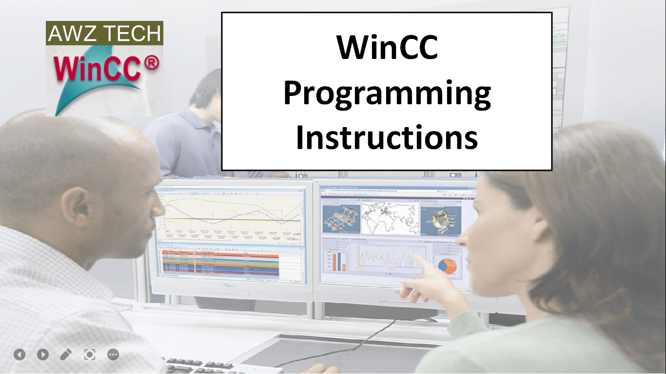 WinCC Programming Instructions - Awz Tech
