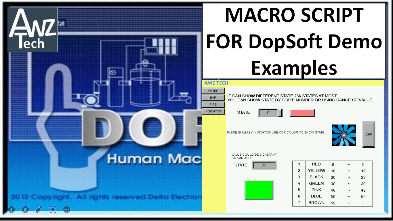 How to Use MACRO SCRIPT FOR DopSoft Demo Examples - Awz Tech