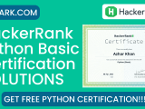 Hackerrank Python Basic Certification Solutions Free Sql Certification