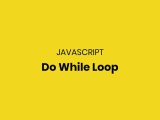 Do While Loop Javascript Bapu Graphics