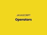 Operators Javascript Bapu Graphics