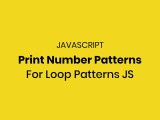 Print Number Patterns For Loop Patterns Js Bapu Graphics
