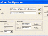 Transform Configuration Dialog Box