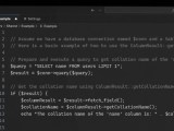 Basic Example Of Php Function Columnresult Getcolumnlabel