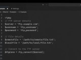 Basic Example Of Php Function Ftp Site