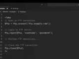 Basic Example Of Php Function Ftp Ssl Connect