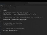 Basic Example Of Php Function Gzputs