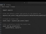 Basic Example Of Python Function Asyncio Loop Add Signal Handler