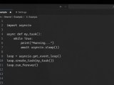 Basic Example Of Asyncio Task In Python