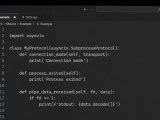 Basic Example Of Asyncio Subprocess Process In Python