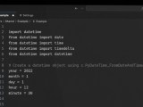Basic Example Of Datetime Datetime Min In Python