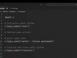 Basic Example Of Python Function Sys Audit