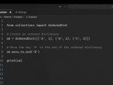 Basic Example Of Collections Ordereddict In Python