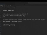 Basic Example Of Datetime Time Fold In Python