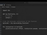 Basic Example Of Python Function Test Support Bytecode Helper