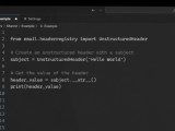 Basic Example Of Python Function Email Header Header Encode