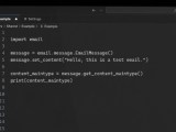 Basic Example Of Email Message Emailmessage As String In Python