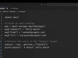 Basic Example Of Email Message Emailmessage Replace Header In Python