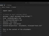 Basic Example Of Email Message Emailmessage Epilogue In Python