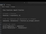 Basic Example Of Fractions Fraction Limit Denominator In Python