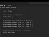 Basic Example Of Queue Priorityqueue In Python