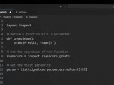 Basic Example Of Python Function Inspect Signature From Callable