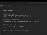 Basic Example Of Logging Logger Handle In Python