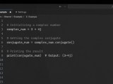 Basic Example Of Numbers Complex In Python
