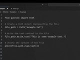 Basic Example Of Python Function Pathlib Path Replace