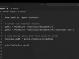 Basic Example Of Python Function Os Path Relpath